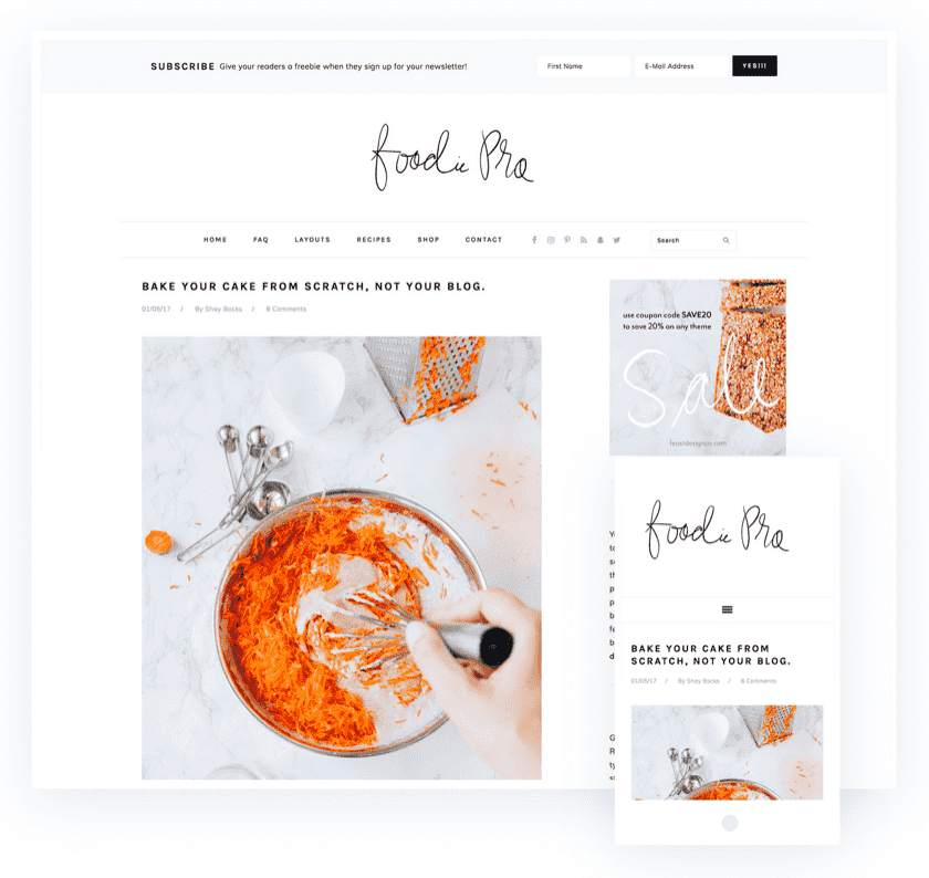 Foodie Pro Theme Review - GenesisTuts